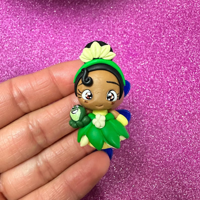 Ray, Firefly, Crocodile , Frog Princess, Bow Clay Center, Clay Charm ...