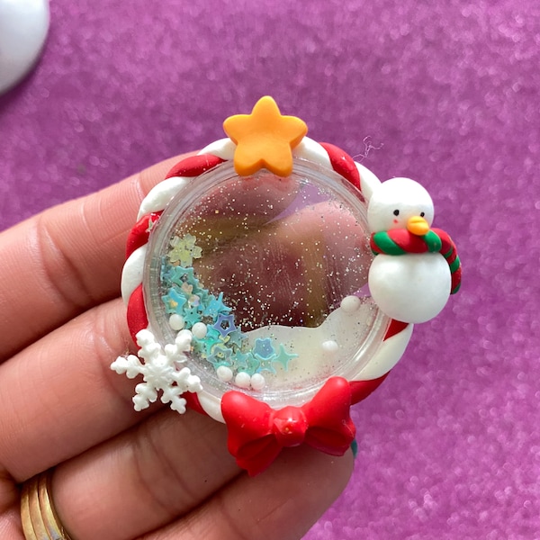 Polymer Clay Snowman - Etsy