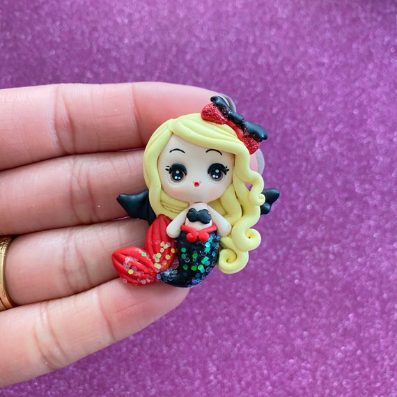 Halloween BAT Mermaid Girl Ariel Mermaid Halloween Bow - Etsy