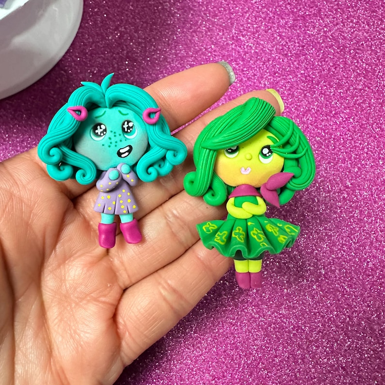 Inside Emotions Movie, Joy, Sadness, Anger, Bow Clay Center, Clay Charm ...
