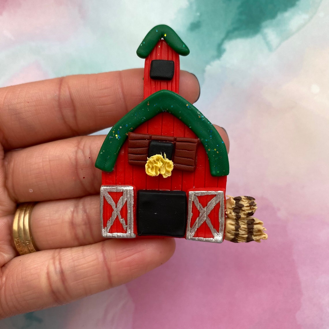 Farm, Barn,choose ONE, Barn Animals, Bow Clay Center, Clay Charm, Clay ...