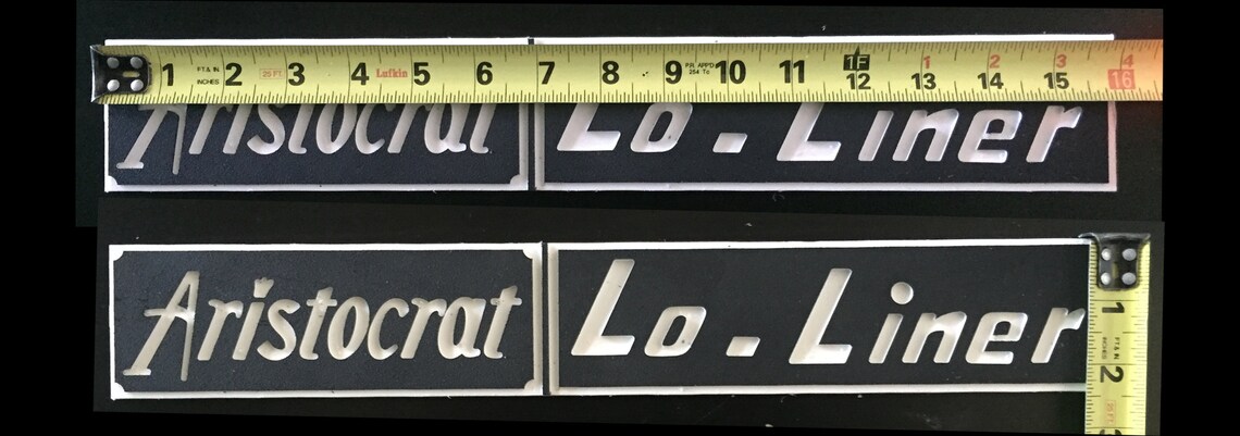 Vintage Aristocrat Trailer Lo-liner Emblem (professionally Replicated ...