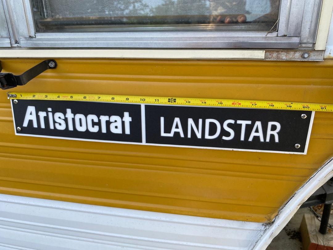 Vintage Aristocrat Trailer - Landstar (professionally Replicated) - Etsy