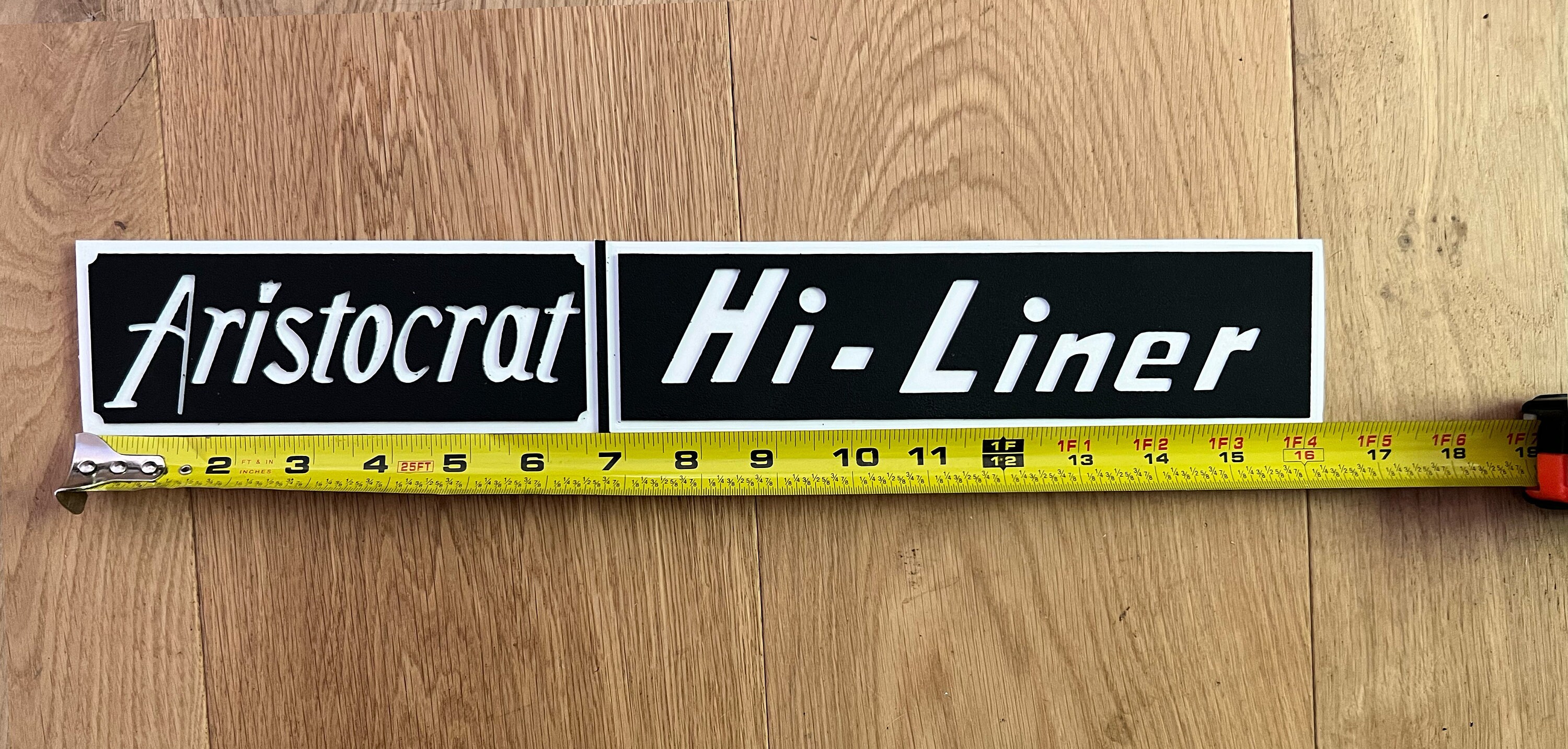 Vintage Aristocrat Trailer Hi-liner Emblem (professionally Designed) - Etsy