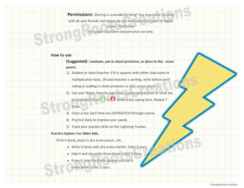 Math Hopscotch Skip-counting or Multiplication Facts 1's - Cubes up to ...