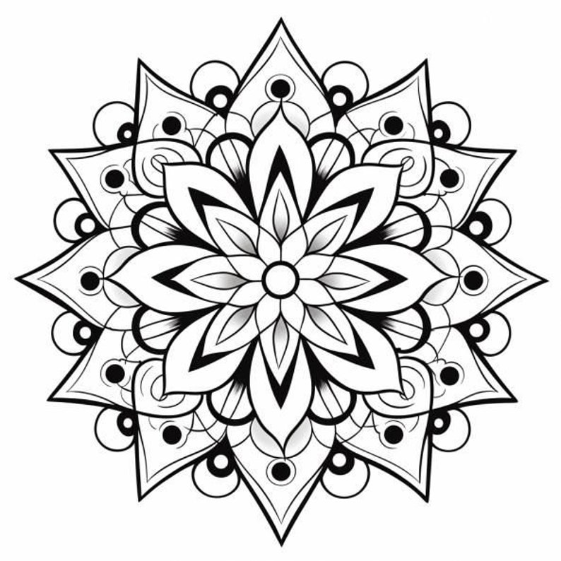 20 Beautiful Mandalas: PRINTABLE Coloring Pages for Stress and Anxiety ...