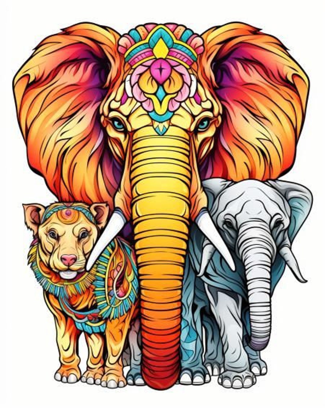 25 Wild Safari Animals Coloring Pages Printable, Safari Coloring Pages ...