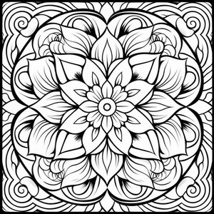 25 Mandala Adult Coloring Book Printable Instant Download, Meditation ...