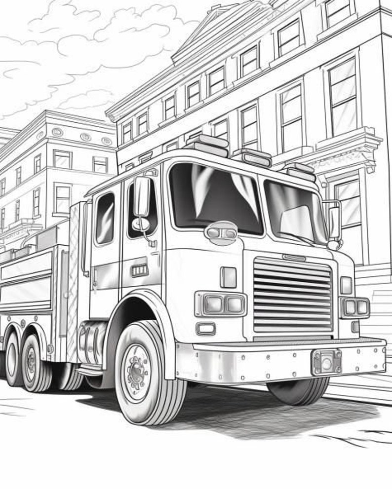 28 Vehicle Coloring Pages for Kids | Printable Transportation Coloring ...