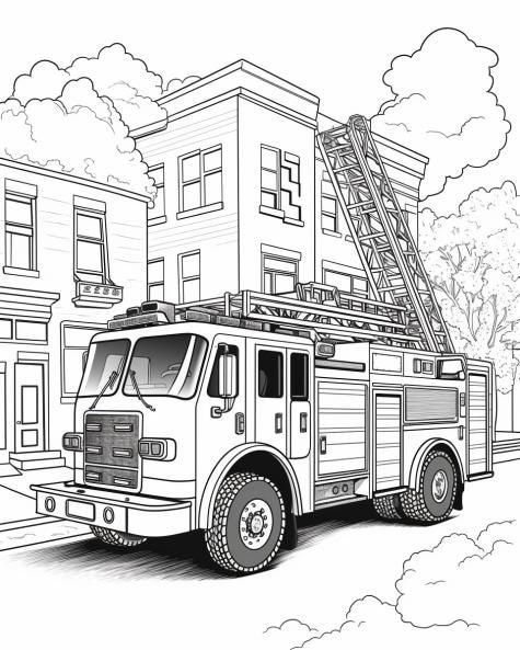 28 Vehicle Coloring Pages for Kids Printable Transportation Coloring ...