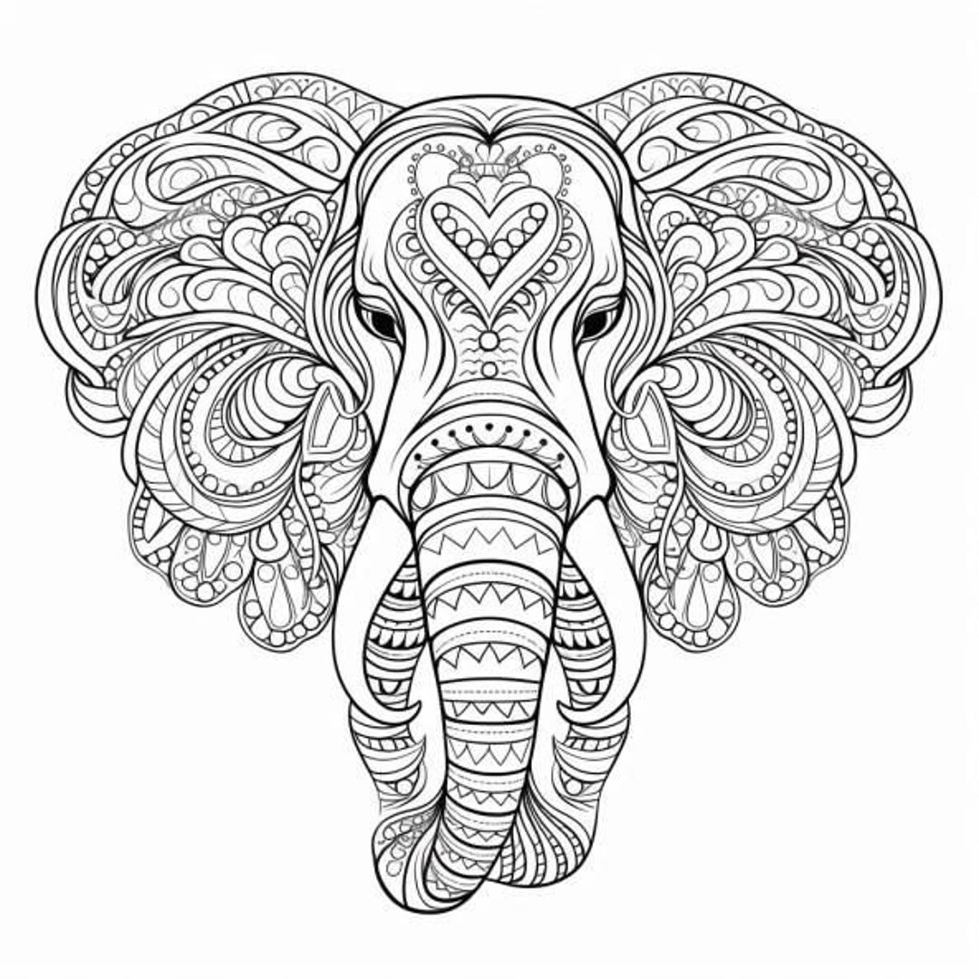 20animal Mandala Coloring Pages | Animal Coloring | Stress Relief ...