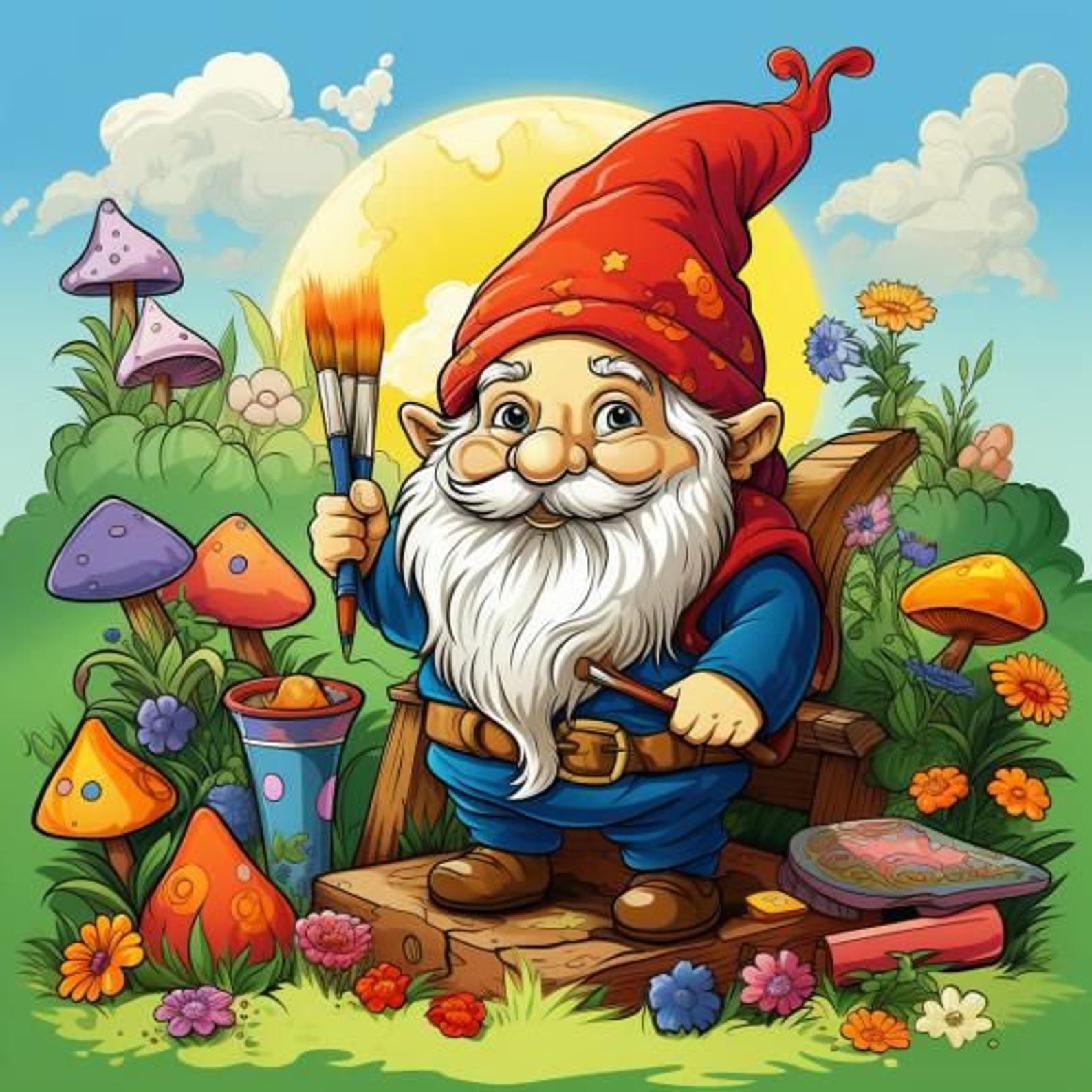 25 Gnome Coloring Pages Fantasy Coloring Christmas Coloring Page ...