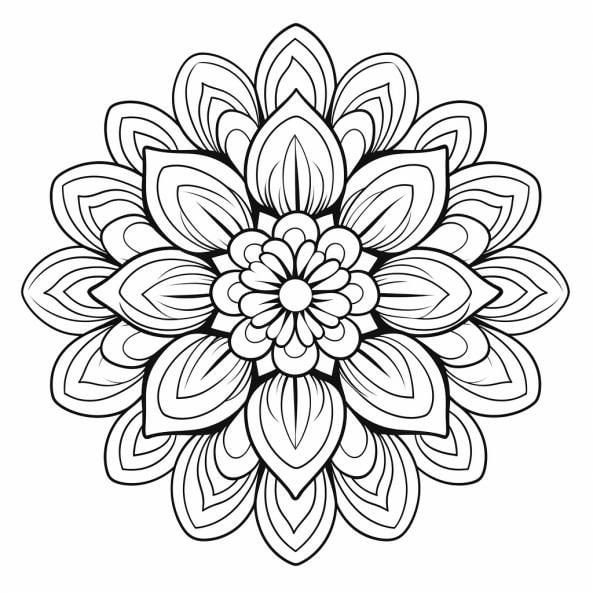 20 Beautiful Mandalas: PRINTABLE Coloring Pages for Stress and Anxiety ...