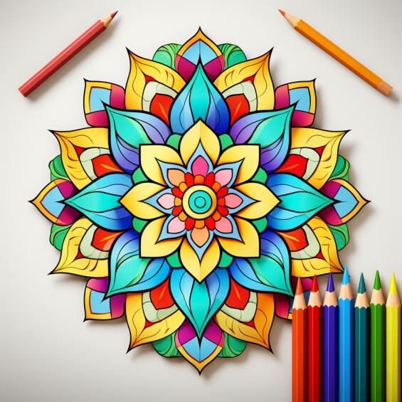 50 Mandala Coloring Pages, Printable Full Page Mandalas for Teens ...