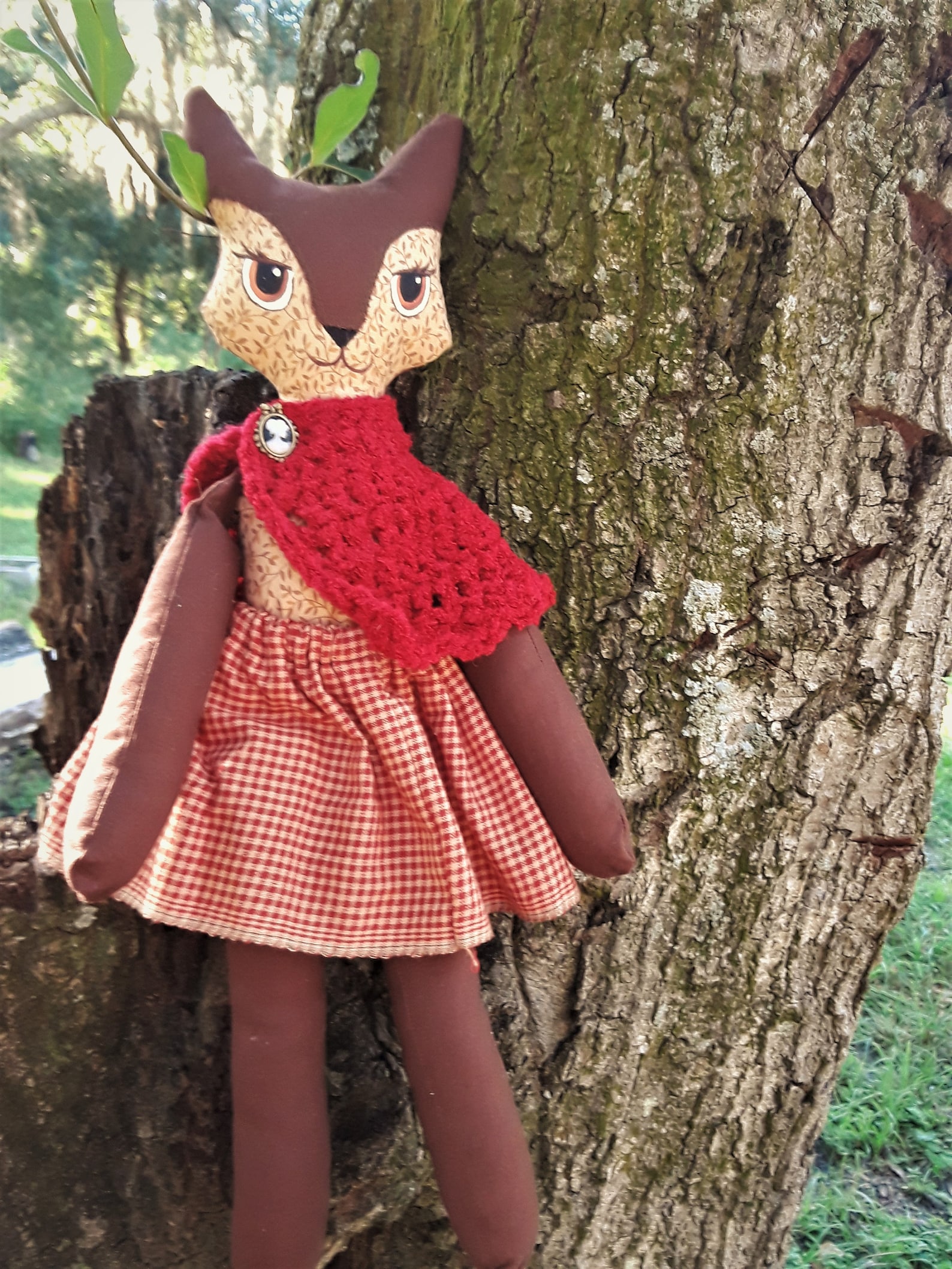 Fox Doll, Animal Rag Doll, Woodland Doll, Calico Fox Doll, Childs ...