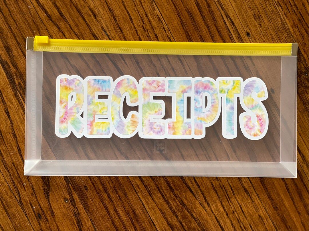 Receipt Envelope, Receipt Pouch - Etsy
