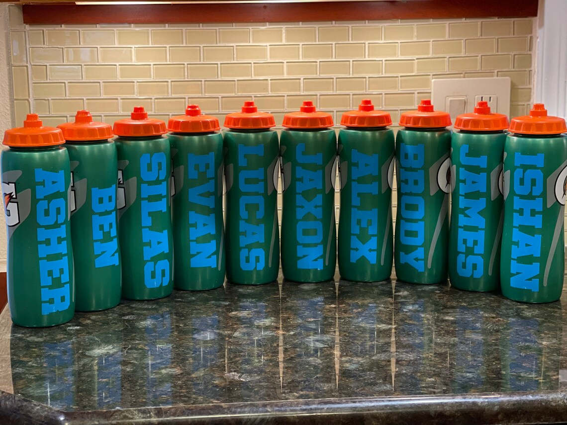 Personalized Sports Water Bottles/squeeze Bottles/ Customized Water ...