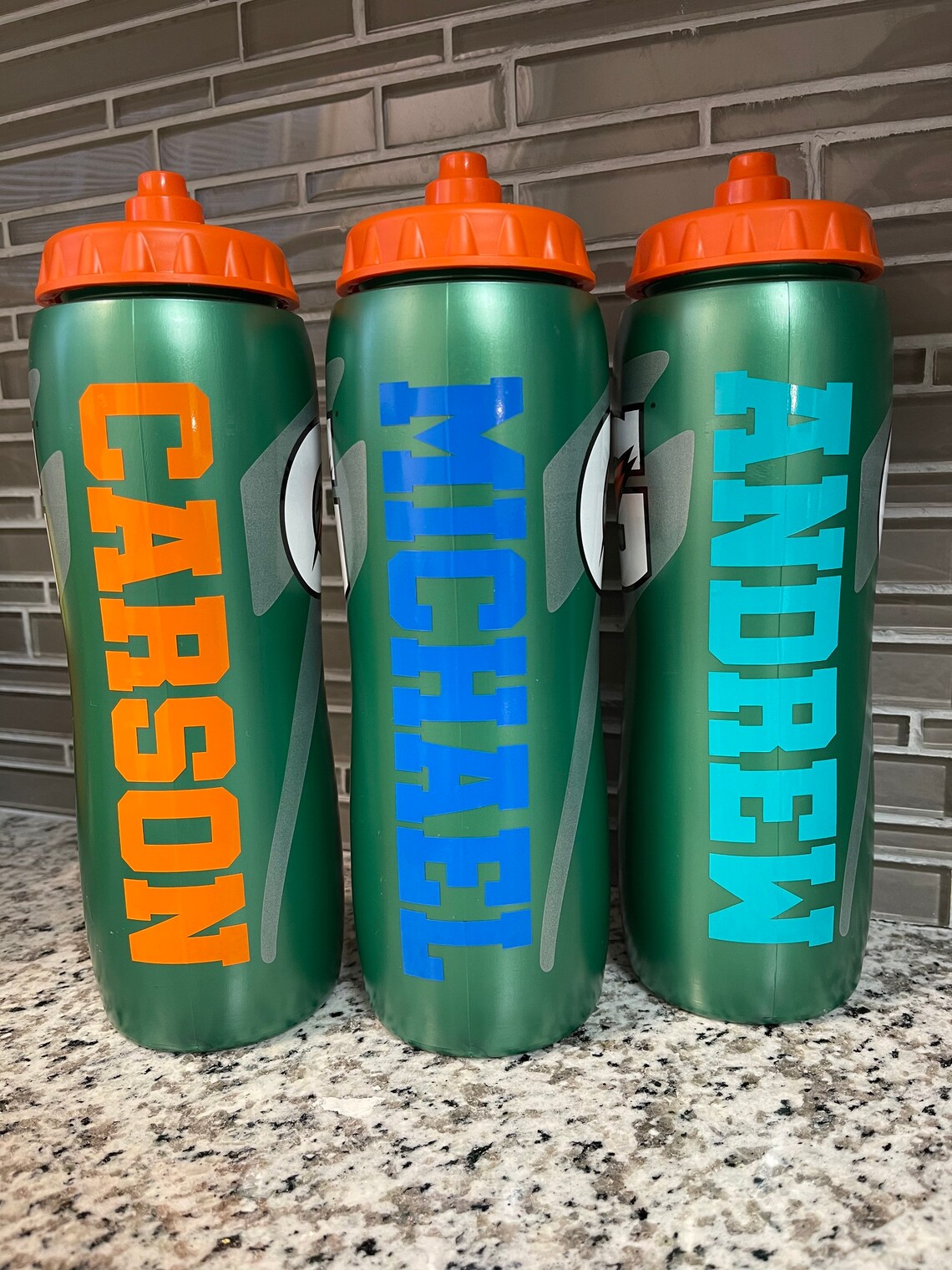 Personalized Sports Water Bottles/squeeze Bottles/ Customized | Etsy