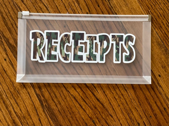 Receipt Holder/receipt Organizer/receipt Envelope - Etsy