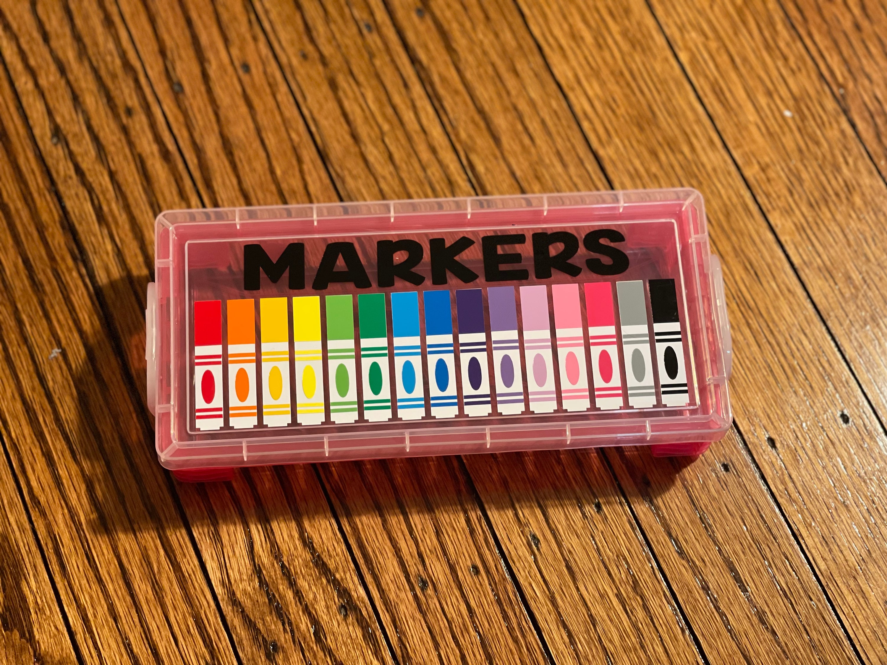 Marker Storage/marker Case/marker Box - Etsy