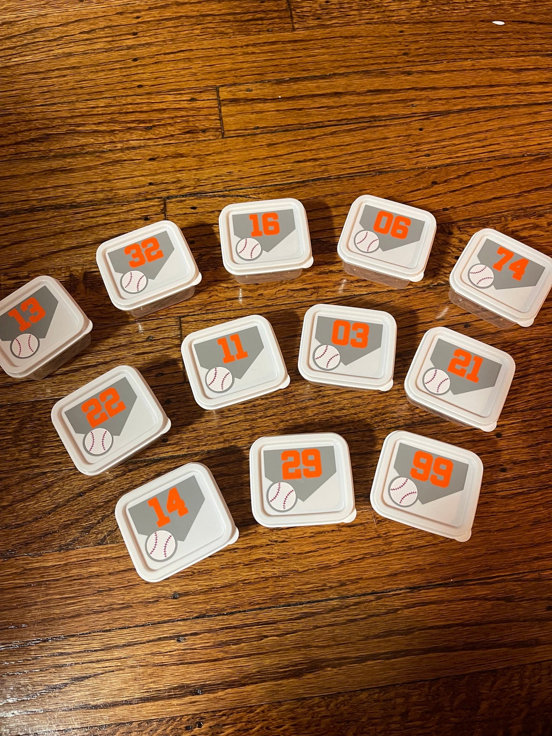 Baseball Party Favor Containers - Etsy