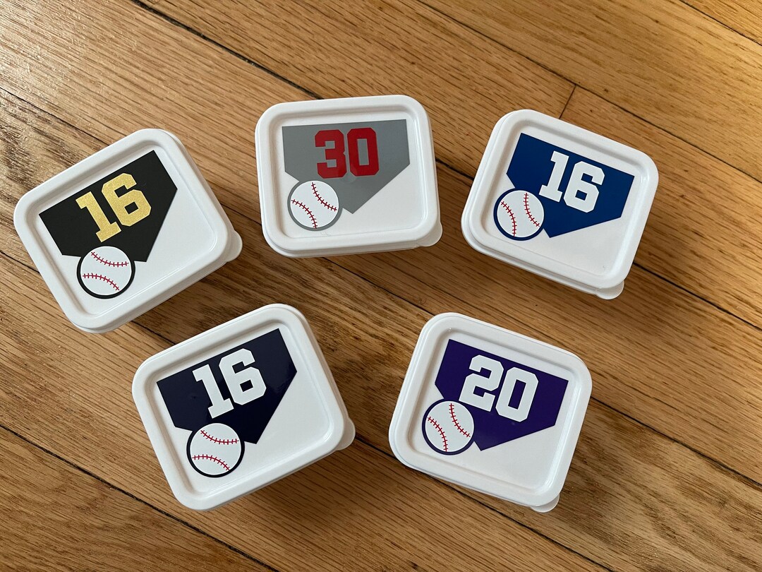 Baseball Party Favor Containers - Etsy