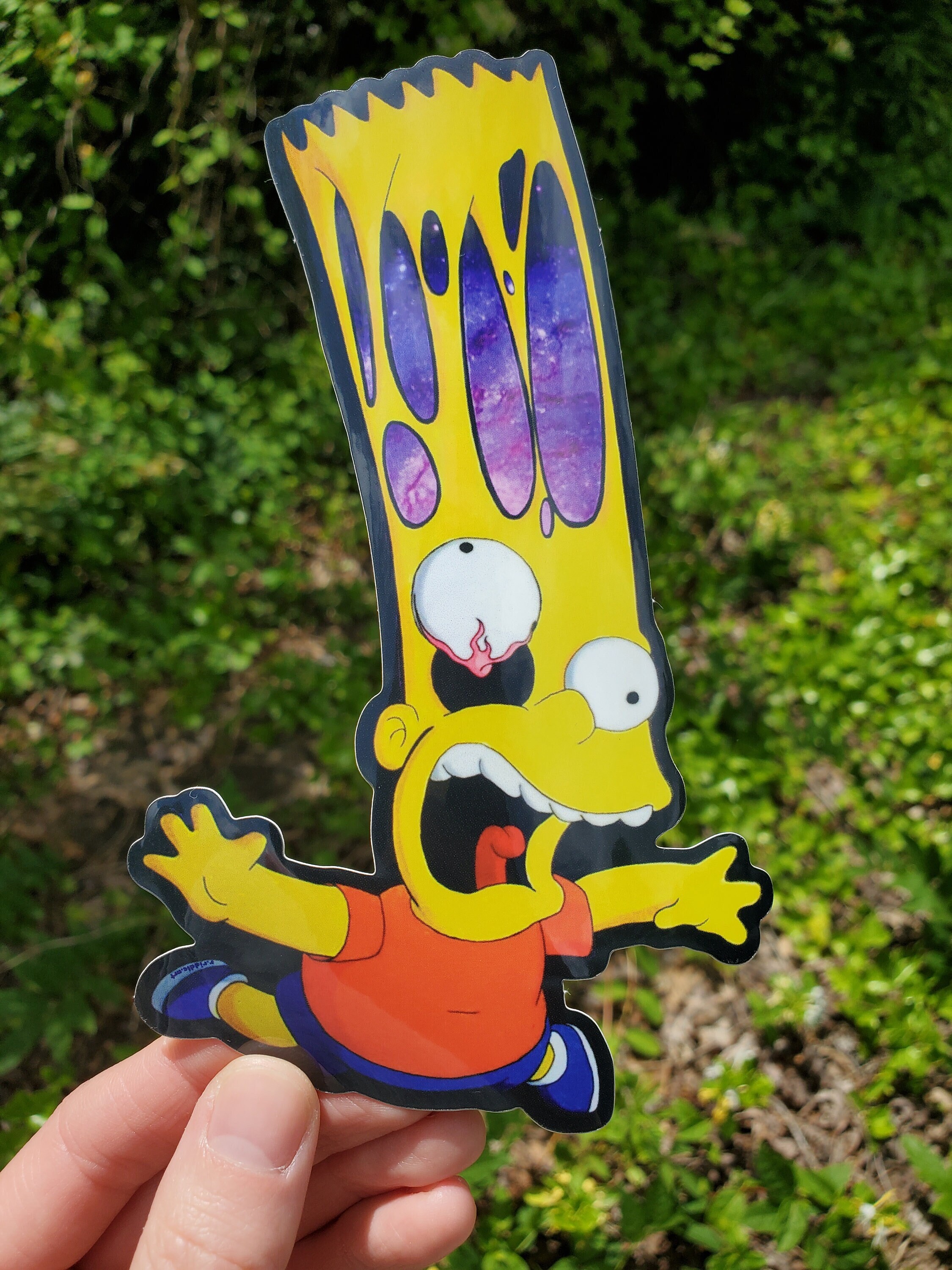 Vinyl Sticker/ Sticker/ Bart Simpson/ the Simpsons - Etsy