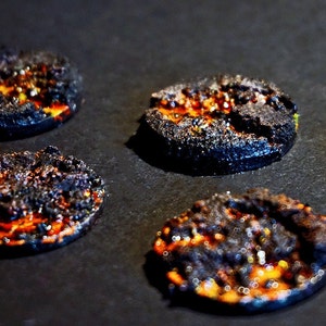 LAVA FLOW Custom Miniature Bases | Etsy