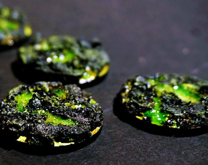 LAVA FLOW Custom Miniature Bases | Etsy