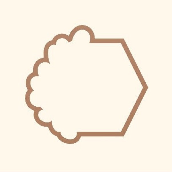 Hexagon Cookie - Etsy