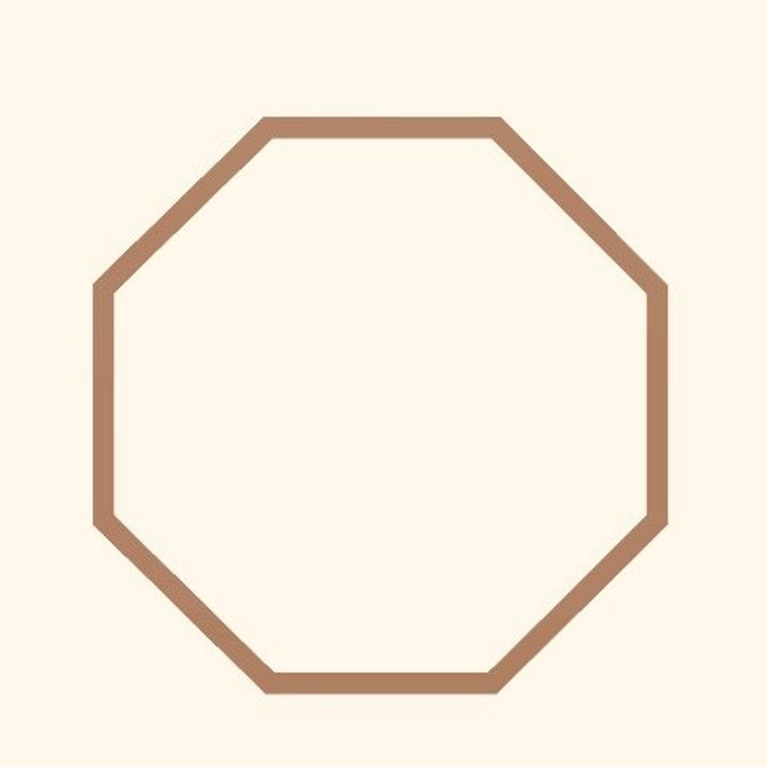 Octagon Cookie Cutter - Etsy