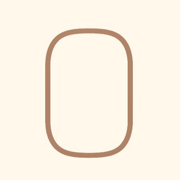 Rounded Rectangle - Etsy