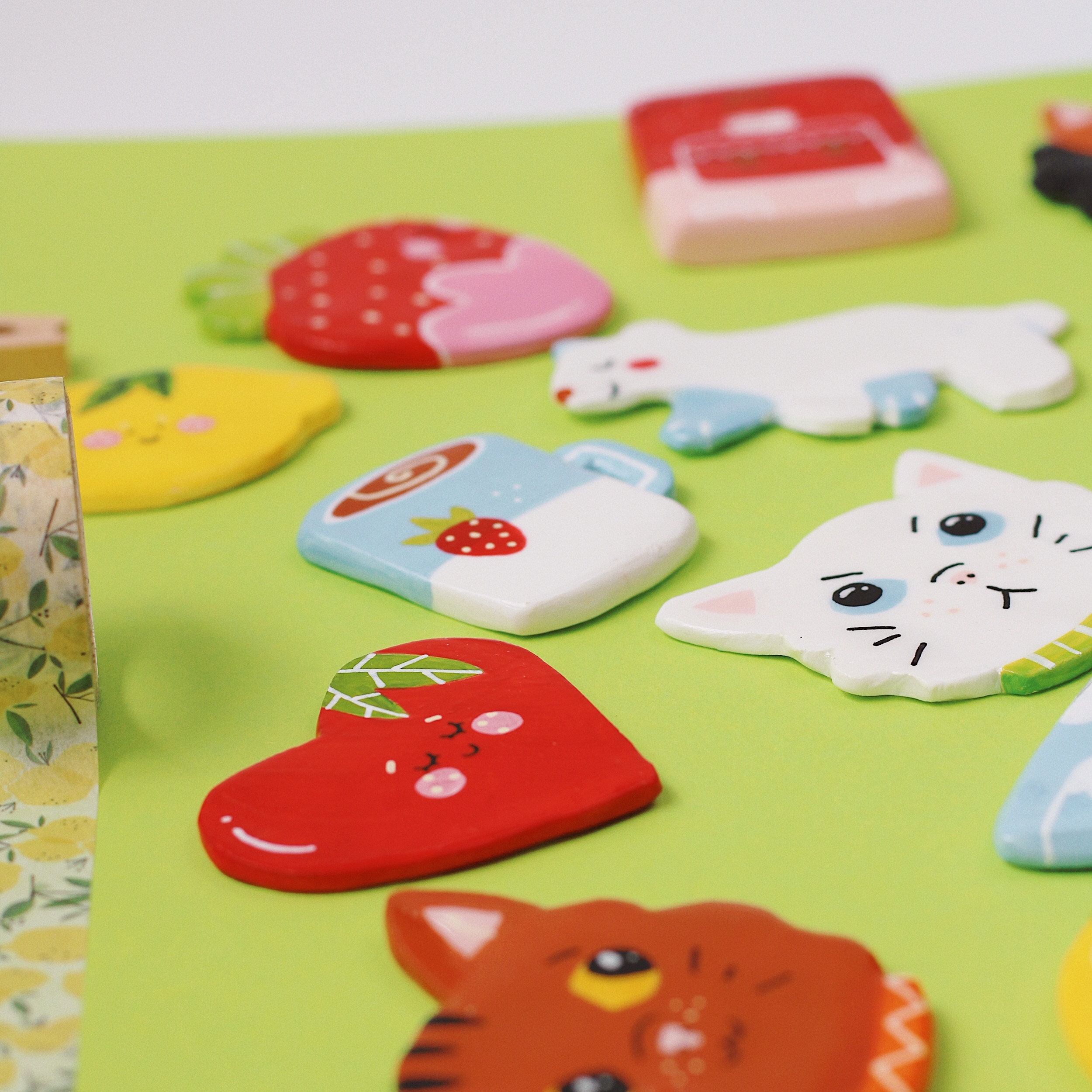 Handmade Clay Brooch Pins Cute Pins Animal Clay Pins - Etsy UK