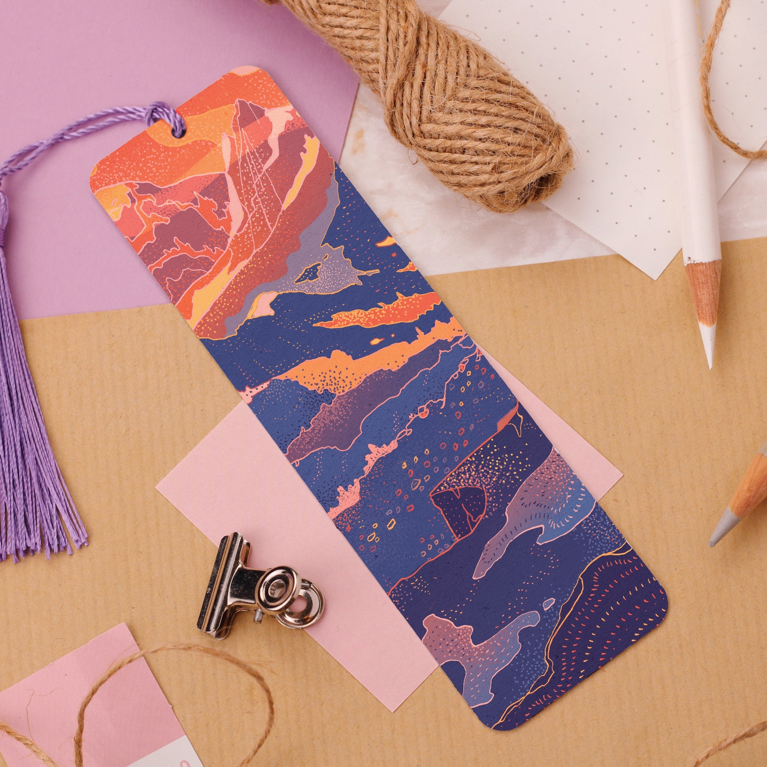 Sunrise Aluminium Bookmark Mother's Day Gift Gift for - Etsy