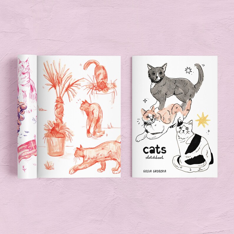 Cats Sketchbook Zine Artist Zine Art Sketchbook - Etsy