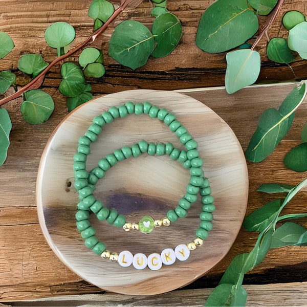 St Patricks Bracelet - Etsy