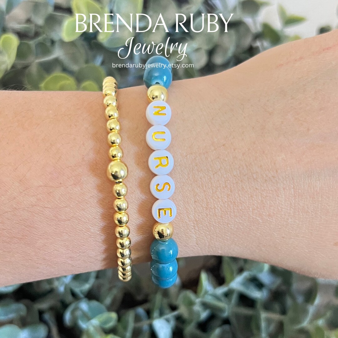 Personalized Nurse Bracelets, Custom Nurse Bracelets, Cute Bracelets ...