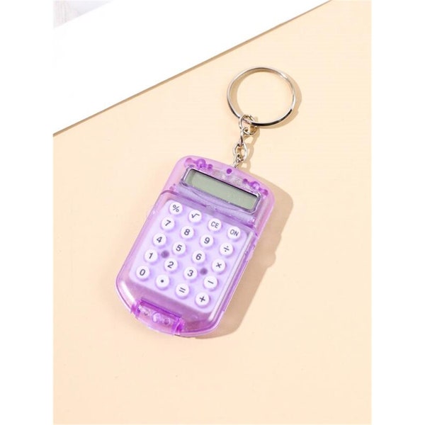 Calculator Keychain - Etsy