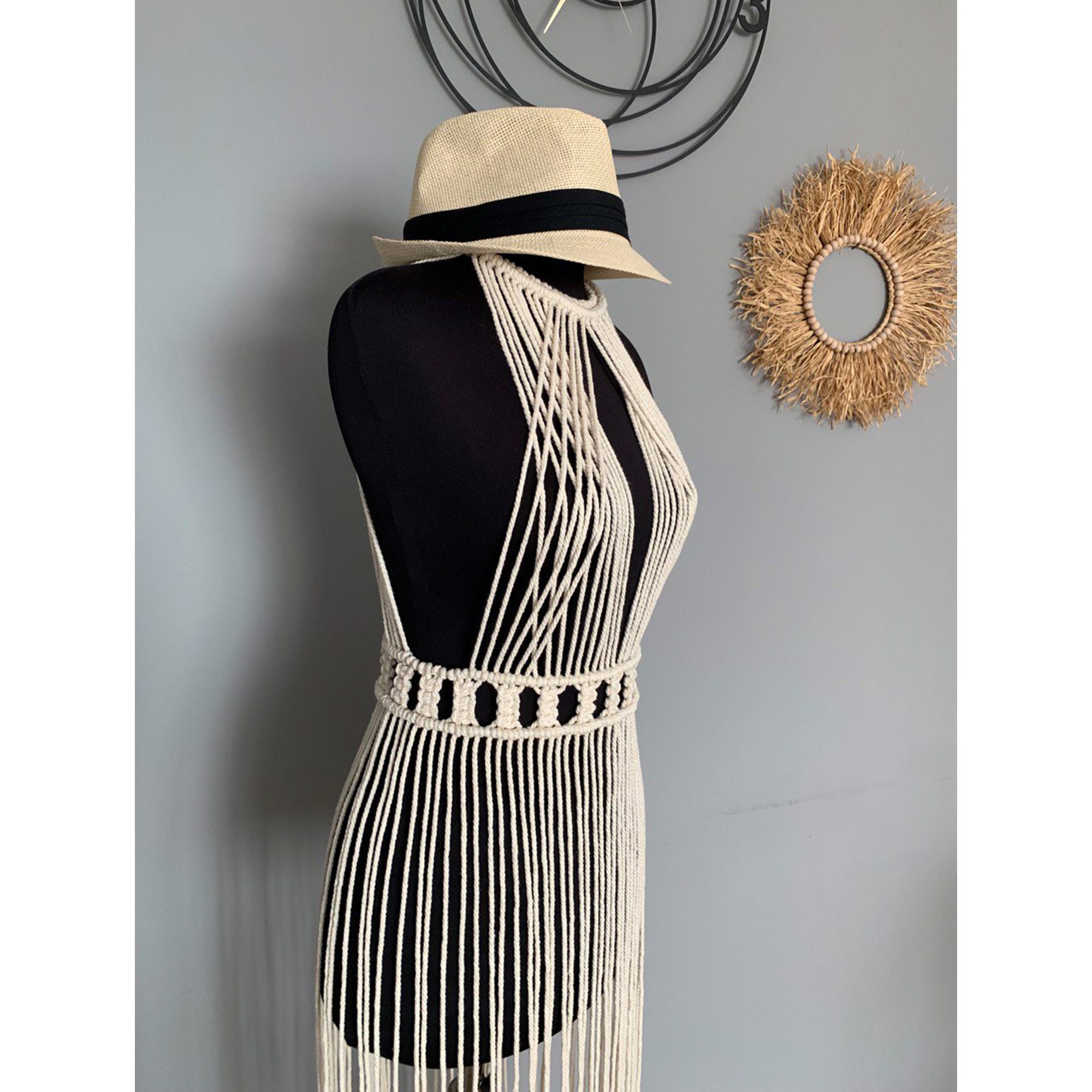 Macrame Dress Festival Clothing Festival Dress Handmade - Etsy