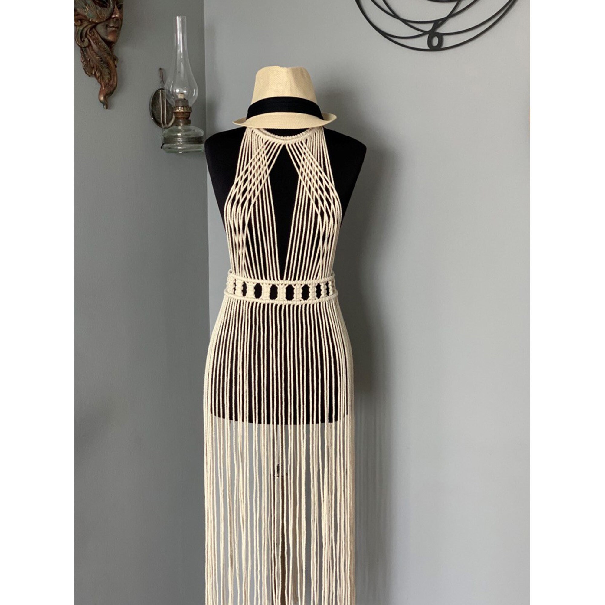 Macrame Dress Festival Clothing Festival Dress Handmade - Etsy