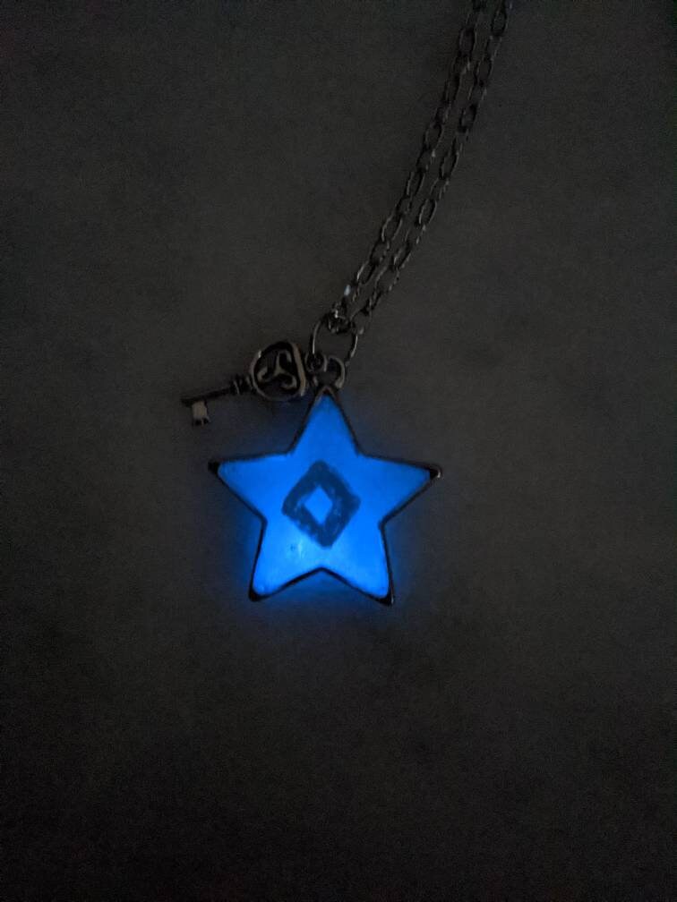 Glow in the Dark Rune Star | Etsy