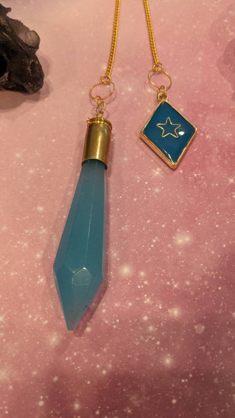 Glow in the Dark Blue Divination Pendulum - Etsy