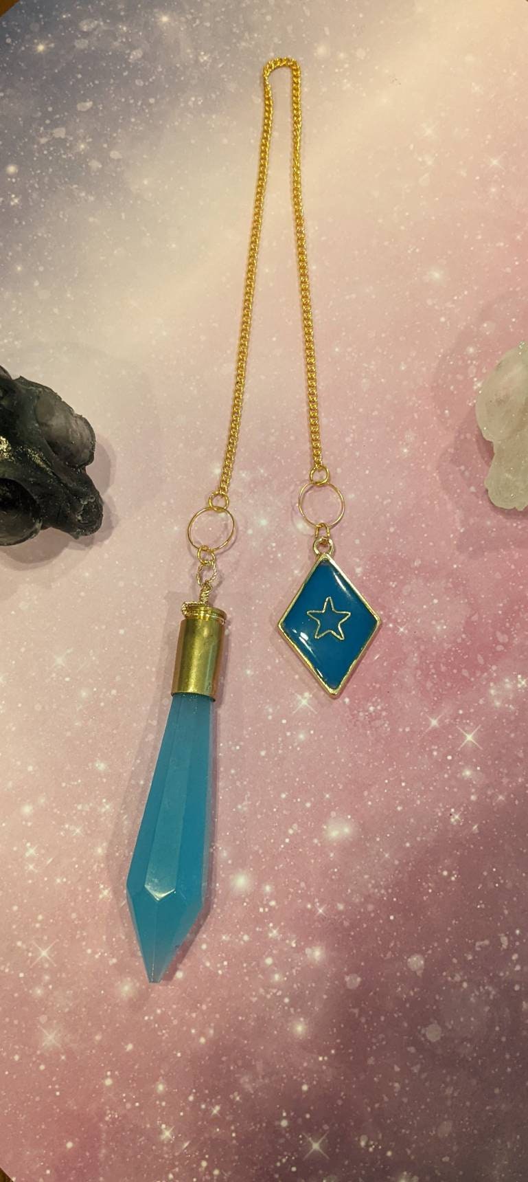 Glow in the Dark Blue Divination Pendulum - Etsy