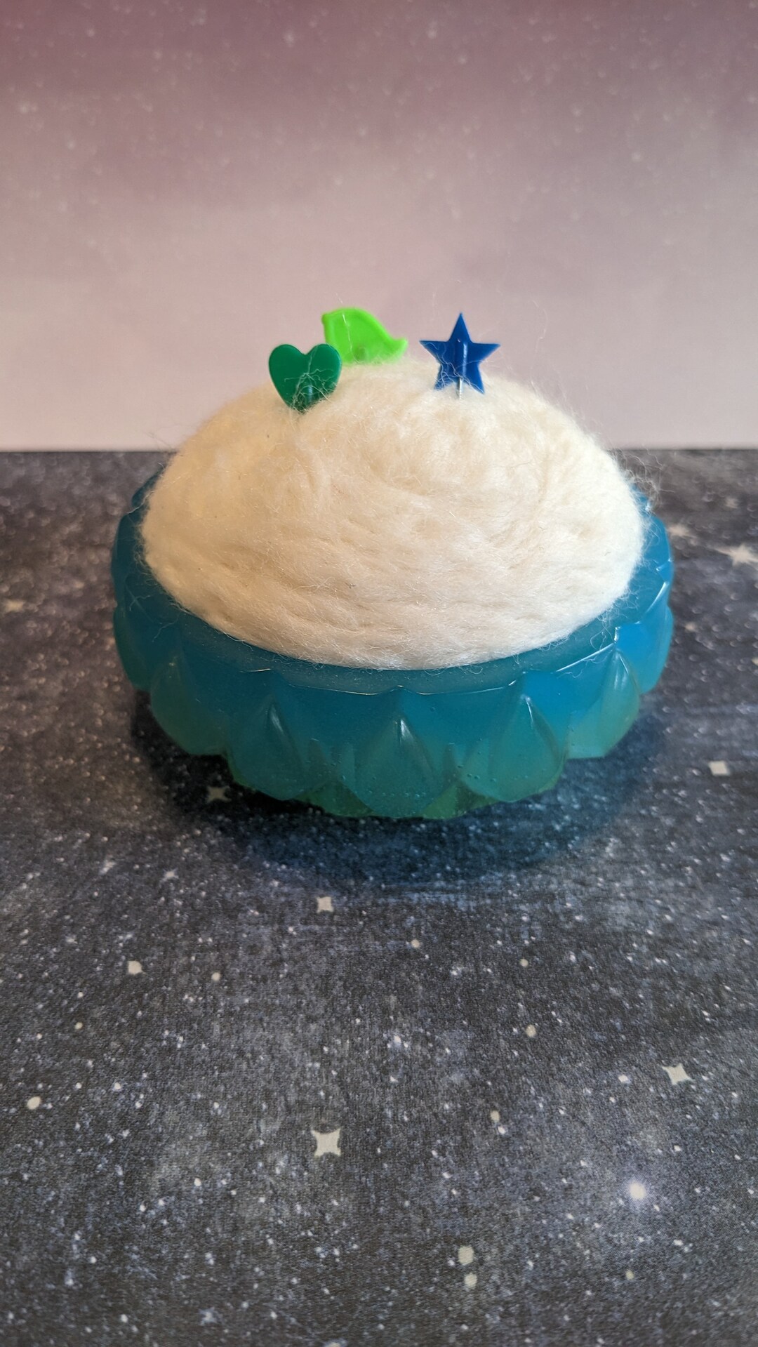 Glow in the Dark Blue Green Pin Cushion - Etsy