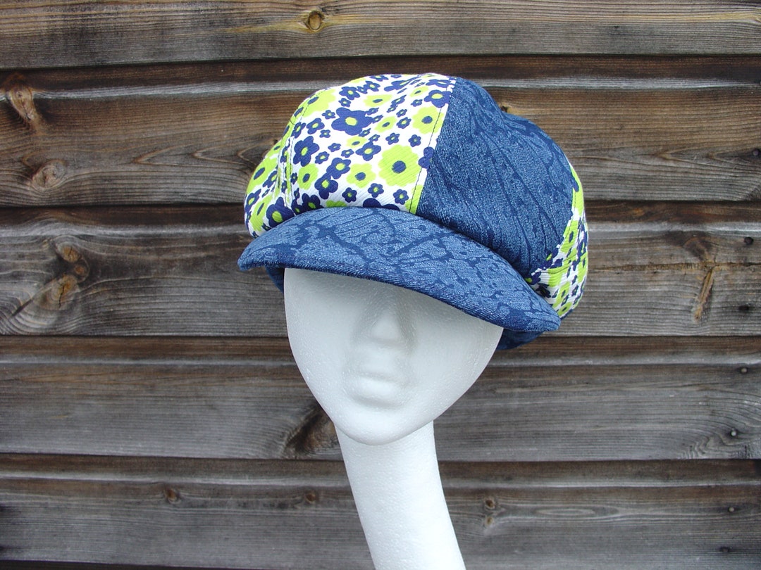 Patchworked Cotton Baker Boy Caps size 57-58cm Medium/large - Etsy UK