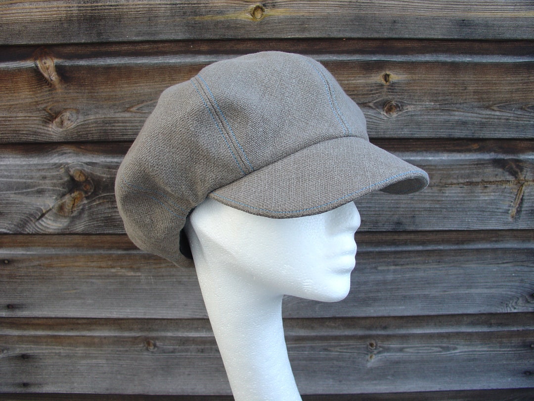 Baker Boy Cap in Linen sizes Large 58-59cm and X-large 60-61cm - Etsy