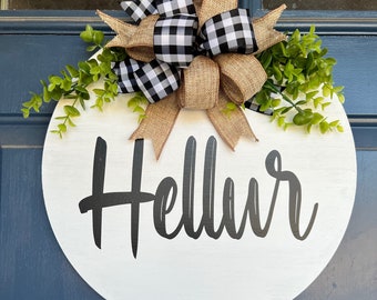Hellur Madea Door Sign - Etsy