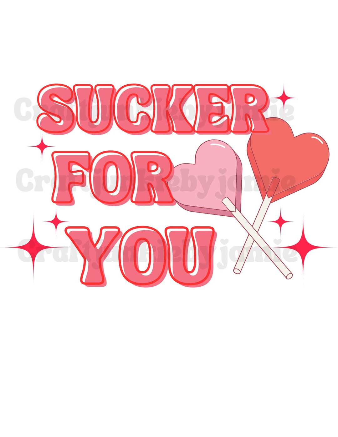 Sucker for You PNG, Valentine's Day PNG, Valentines, Digital Download ...
