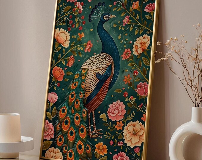 Indian Print, Traditional Indian Poster, Pichwai Art, Hindu Art, Indian ...