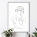 Feminine Line Drawing Print Female Line Art Feminist Print - Etsy